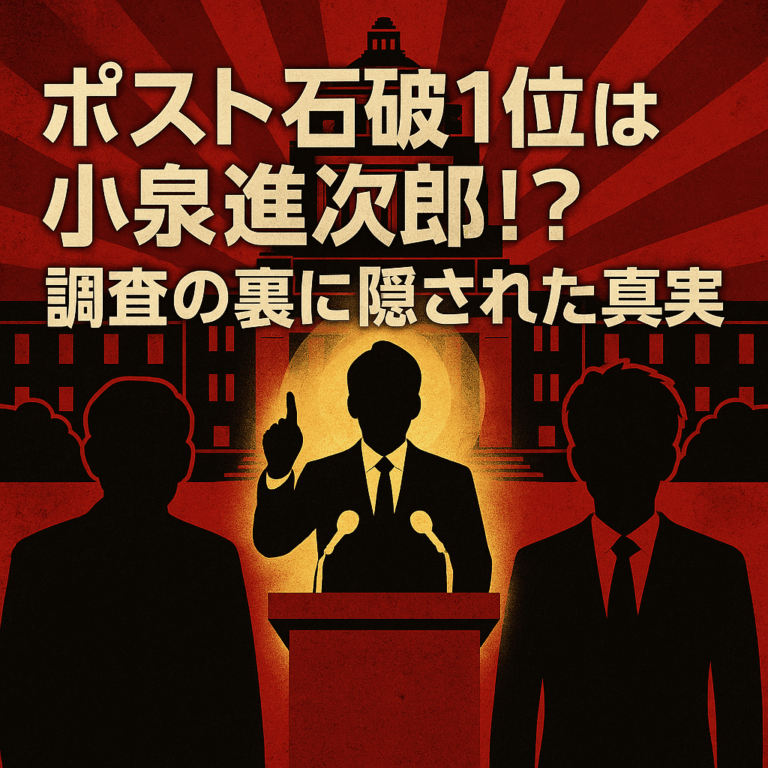【速報】「ポスト石破」1位は小泉進次郎！高市早苗は中国に嫌われる理由とは？ - TOPITIZE