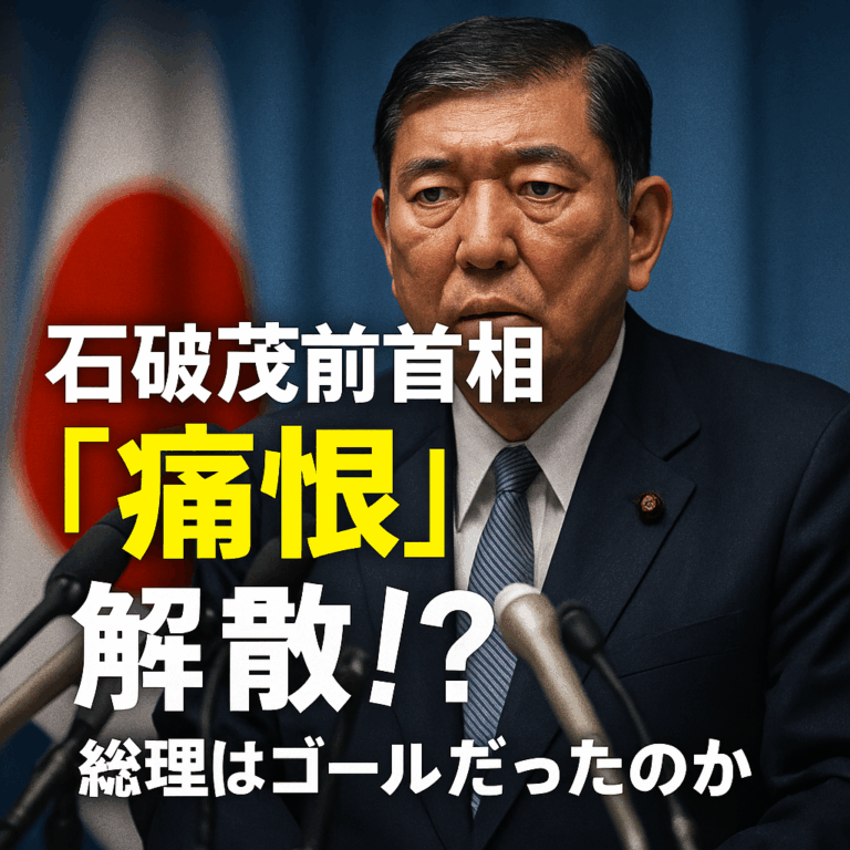【速報】石破茂前首相“総理になれた満足感”？早期解散は「痛恨」と振り返る - TOPITIZE